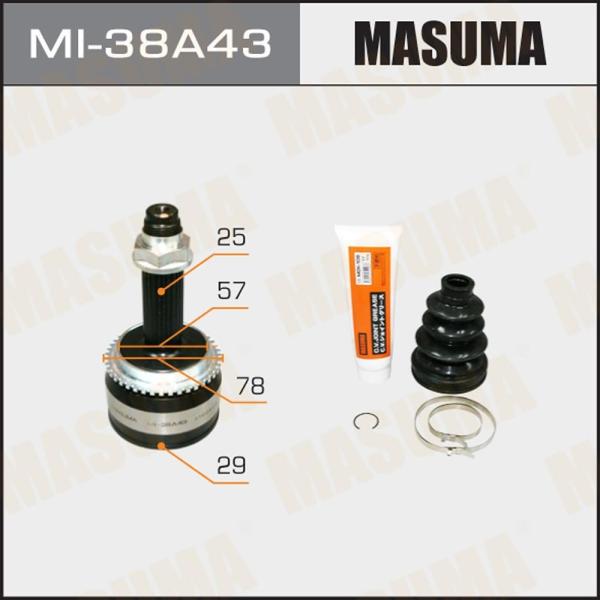 Quality MI-38A43 MASUMA CV Shaft Joints GRS190L MN156465 MN156472 for MITSUBISHI AIRTREK for sale
