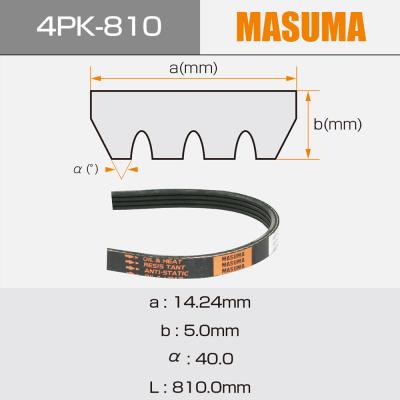 China 11720-D4007 11720-D40X7 V-ribbed gordel voor NISSAN NX COUPE Autoonderdelen Driehoek PK gordel Te koop