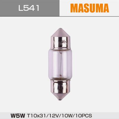 Cina Toyota Car Dome Light L541 MASUMA W5W T10X31 Bianco caldo 12V 10W Accessoari automobilistici in vendita