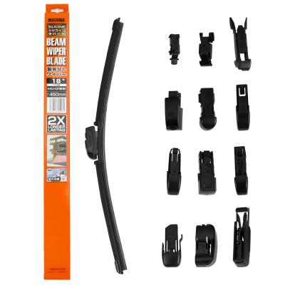 China Japanese Car Windscreen Wiper Blade 18 Inch J-Hook with OE NO. 38340-76F10 from MASUMA for sale