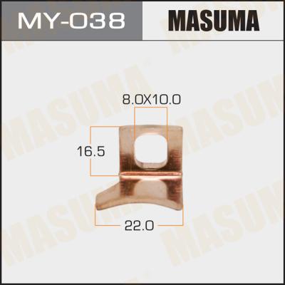 China Terminal de tornillo MY-038 MASUMA 10PCS Contacto automático de retransmisión de la batería para conectores de arranque en venta