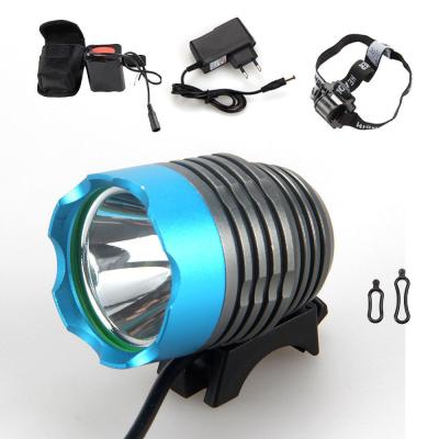 中国 多機能の再充電可能な 2500 内腔のクリー族 XM-L T6 のバイク ライト トーチ 販売のため