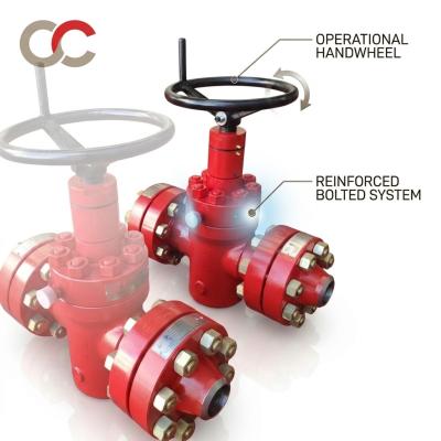 China API 6A Flanged Wellhead Gate Valve 2-1/16 Inch 5000 PSI PSL3 EE-NL Dual Seal Expanding Gate for sale