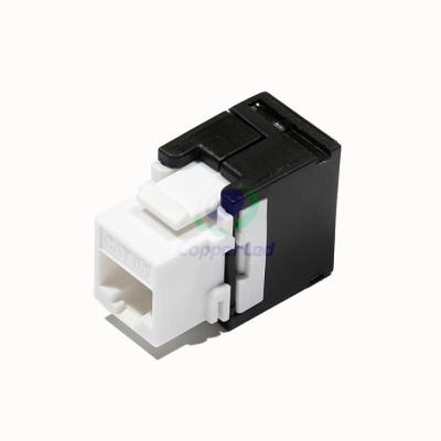 China UTP unshielded RJ45 CAT.6A 180 degree Keystone JackQuick Details High quality PC Material. for sale