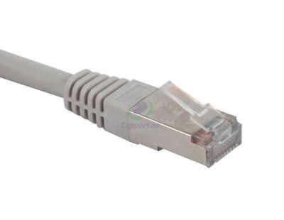 China CL-PCF01-C6A ETL Certificated SSTP Cat.6A Patch cord Grey color,Combined with Shield Keystone, LAN Cable, and Patch Pane for sale