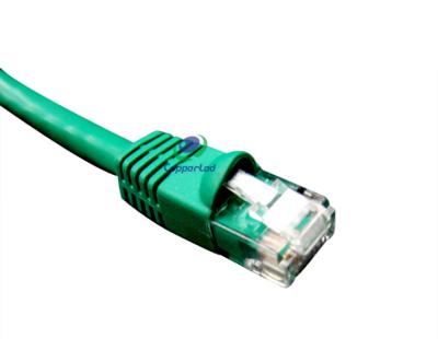 China UTP Cat.6 Patch Cord Cap Molded Boot Green Color for sale
