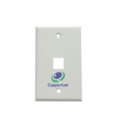 China CL-FP12-01120 type   American Type Faceplate 1 Port for sale