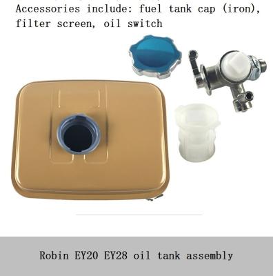 Cina 3.8L 5.5L Serbatoio di carburante, Robin EY20 EY28 Serbatoio di olio Assy con copertura del filtro di interruttore in vendita