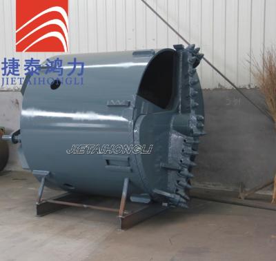 China Open Type Od 1200mm Rock Drilling Bucket Blue Construction Q345b Length 1500mm for sale