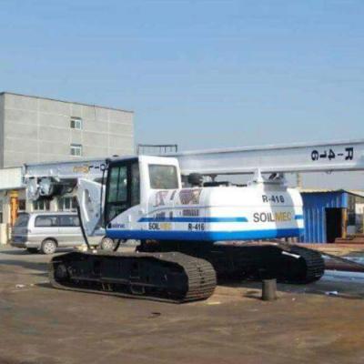 China White Used Rotary Drilling Rig Soilmec R416 Piling Industry Original Refurbished for sale