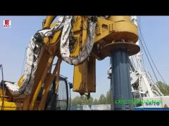 Fundação de pilhas giratória à terra de empilhamento usada profunda do parafuso do equipamento de Crrc 280d 85m