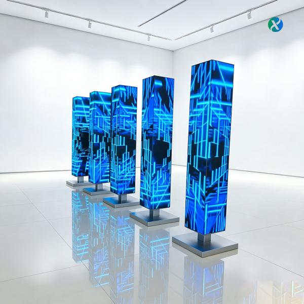 Quality LED Four-sided Column Screen for sale