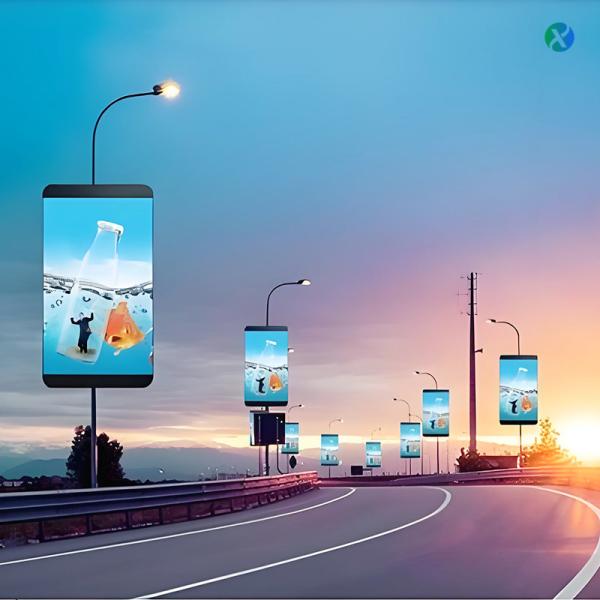 Quality Outdoor Street Pole LED Screen for sale