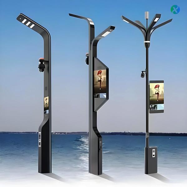 Quality Outdoor Street Pole LED Screen for sale