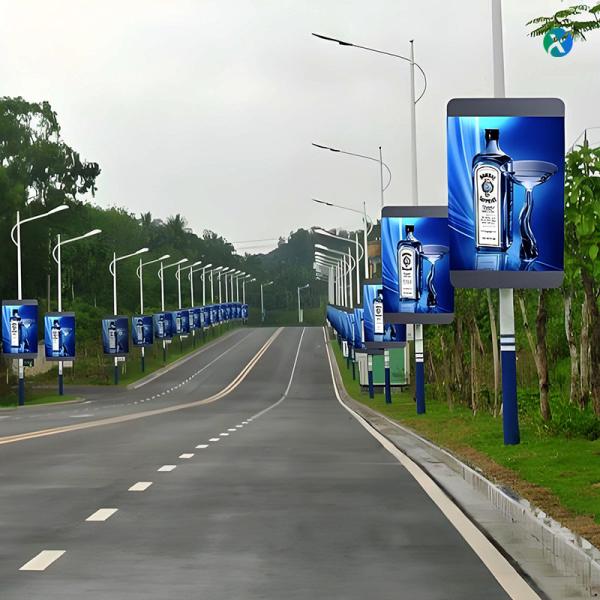 Quality Outdoor Street Pole LED Screen for sale