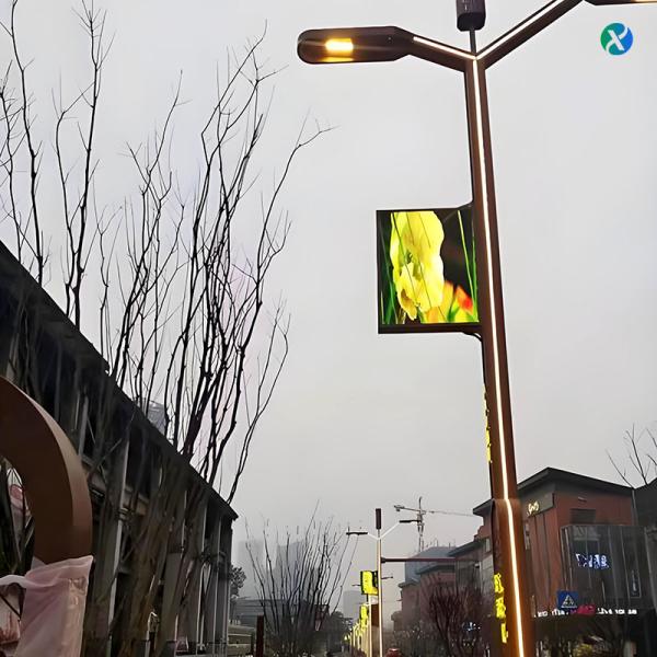 Quality Outdoor Street Pole LED Screen for sale