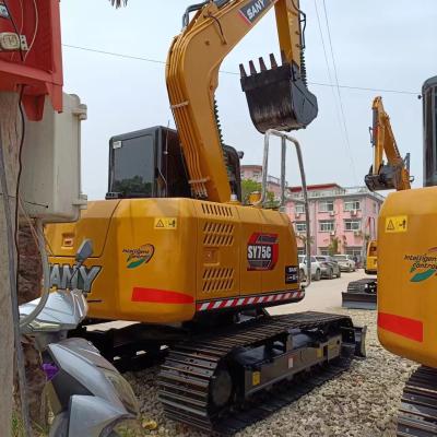 Κίνα Sany SY75C εκσκαφέας με χωρητικότητα κουβάς 0,32M3 και εξαιρετική απόδοση εργασίας προς πώληση