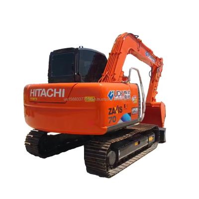 Китай Использованный экскаватор Hitachi ZX70 с оригинальным гидравлическим клапаном и 0-2000 рабочих часов продается
