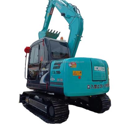Cina Escavatore usato Kobelco SK75-8/escavatore idraulico originale proveniente dal Giappone in vendita
