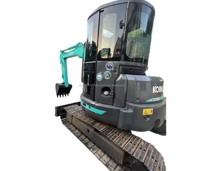 中国 オリジナルの水力ポンプと低労働時間を持つ中古コベルコ SK55SR掘削機 販売のため