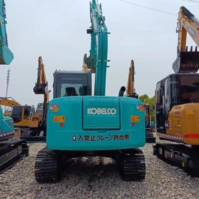 China Kobelco SK75-8 Used Crawler Excavator with Good Condition and 0.4M³ Bucket Capacity for sale