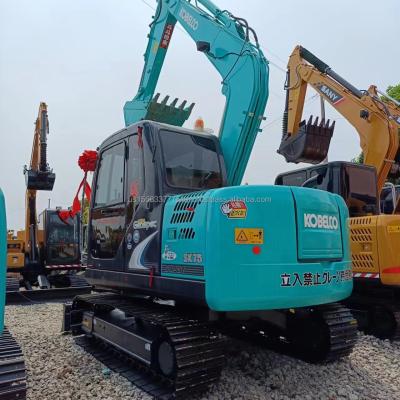 China Kobelco SK75-8 Used Crawler Excavator with Good Condition and 0.4M³ Bucket Capacity for sale