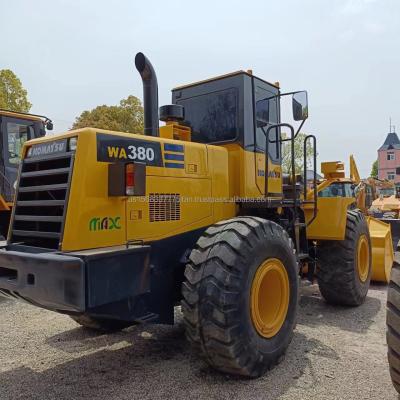 Cina Negozi di materiali da costruzione utilizzati Komatsu WA 380 caricatore 20 tonnellate carico nominale e ottime prestazioni in vendita