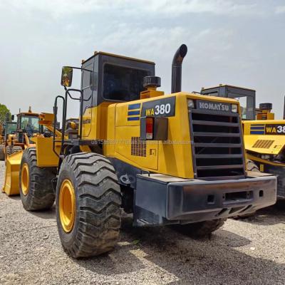 Cina Negozi di materiali da costruzione utilizzati Komatsu WA 380 caricatore 20 tonnellate carico nominale e ottime prestazioni in vendita