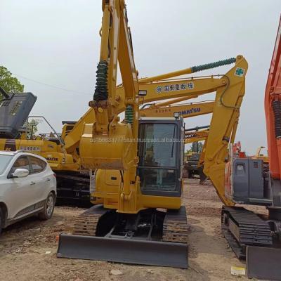 Cina Escavatore a trascinatore Komatsu PC56-7 usato con scarse ore di lavoro e peso operativo di 5 tonnellate in vendita