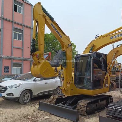 Cina Escavatore a trascinatore Komatsu PC56-7 usato con scarse ore di lavoro e peso operativo di 5 tonnellate in vendita