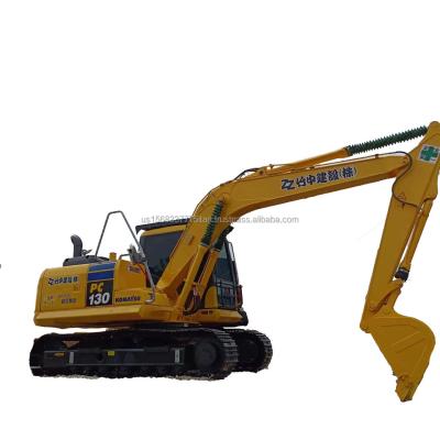 China Shanghai Komatsu PC130 graafmachine met originele hydraulische pomp en lage werktijden Te koop