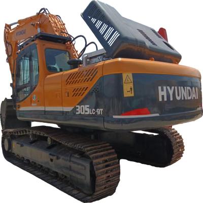 China Hyundai305 Excavadora direito usado Hyundai cilindro hidráulico máquina original peso 30500 KG à venda