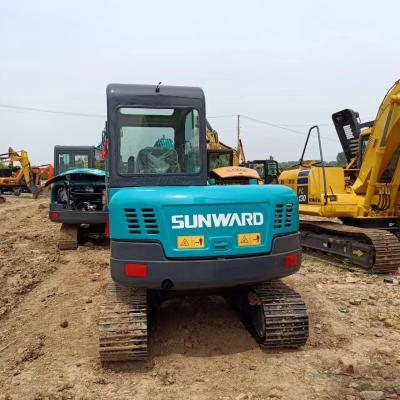 中国 6T 中古 サンバード SWE60E 掘削機 水力クローラー バックホー ミニ掘削機 0.5M3 バケツ 販売のため