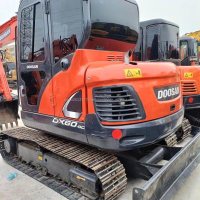 Κίνα Η εκσκαφέας DOOSAN DX60 με χωρητικότητα κουβάς 0,21M3 στην αγορά υδραυλικών κατασκευών προς πώληση
