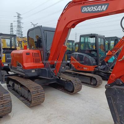 Κίνα Η εκσκαφέας DOOSAN DX60 με χωρητικότητα κουβάς 0,21M3 στην αγορά υδραυλικών κατασκευών προς πώληση