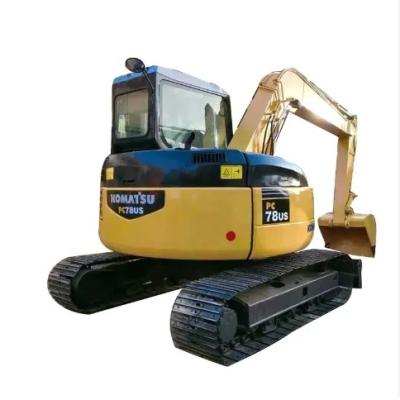 China Excavadora Komatsu PC78US de 7 toneladas, com 0-2000 horas de trabalho e capacidade de balde de 0,2 M3 à venda