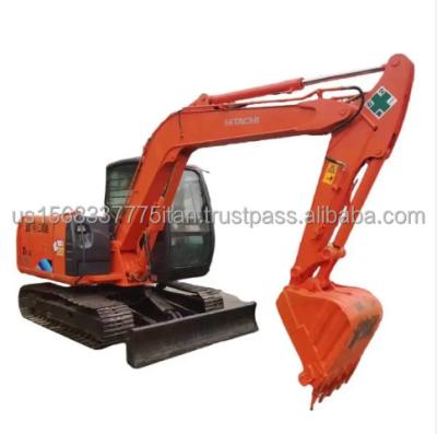 China Excavadora usada Hitachi ZX60 com válvula hidráulica original e 7000 KG de peso da máquina à venda