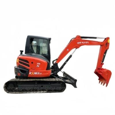 China Excavadora KUBOTA KX165 de 6 toneladas com bomba hidráulica original e peso da máquina de 7000 kg à venda