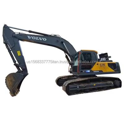 China Excavadora VOLVO em bom estado com bomba hidráulica original e capacidade de balde de 1,2m3 à venda