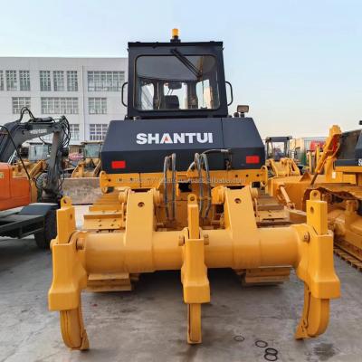 China Tweedehands bouwmachine Shantui SD 220 Bulldozer voor bouwmaterialenwinkels Te koop