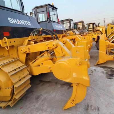 China Tweedehands bouwmachine Shantui SD 220 Bulldozer voor bouwmaterialenwinkels Te koop