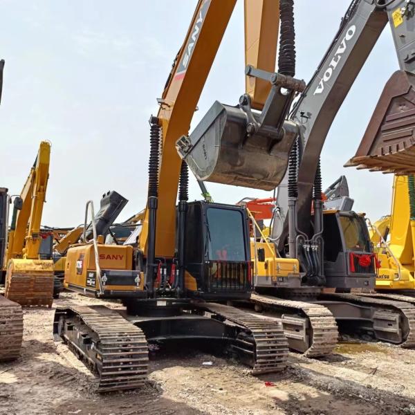 Quality 2016 SANY SY215C 215C Used Excavator 21.5 Ton Hydraulic Digger with Engine SANY for sale