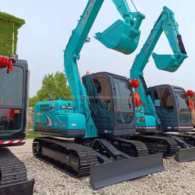 Cina Escavatore originale usato Kobelco SK55SR con buone prestazioni in 0-2000 ore di lavoro in vendita