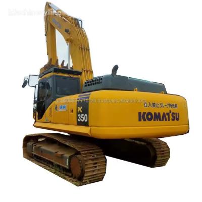 Китай Подержанный экскаватор Komatsu PC350 с оригинальным гидравлическим насосом 30000 кг Япония продается