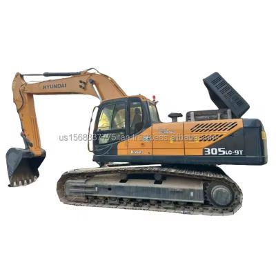 Cina Hyundai 305LC-9T Modello 30ton 305 Crawler Excavator Machine Usata e in buone condizioni in vendita