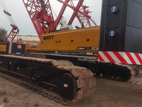 Quality Used SANY SCC2000A Crawler Crane 20000 kg Excellent Performance Construction for sale
