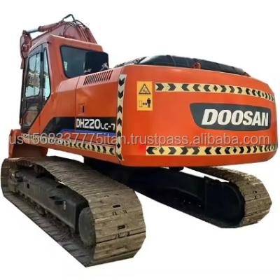 Китай Экскаватор Doosan DH220-7 использованный и в хорошем состоянии с оригинальным гидравлическим клапаном продается