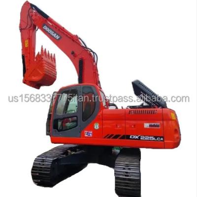 Cina Escavatori Doosan DX225 DH225 esportati con orario di lavoro ridotto e peso di esercizio elevato in vendita