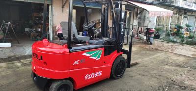 Cina Altezza di sollevamento 4 m carrello elevatore elettrico con capacità di carico di 2 tonnellate e albero duplex triplex in vendita