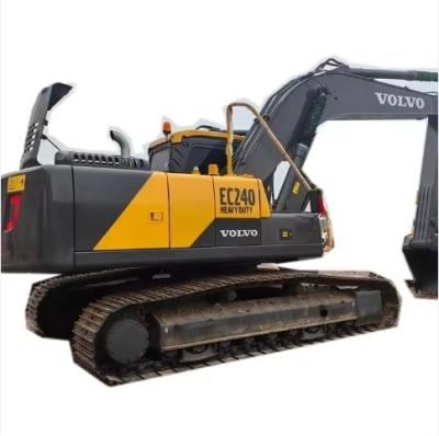 Китай Использованная 24-тонная Volvo Crawler Excavator EC240 Оригинальный гидравлический клапан 0-2000 рабочих часов продается